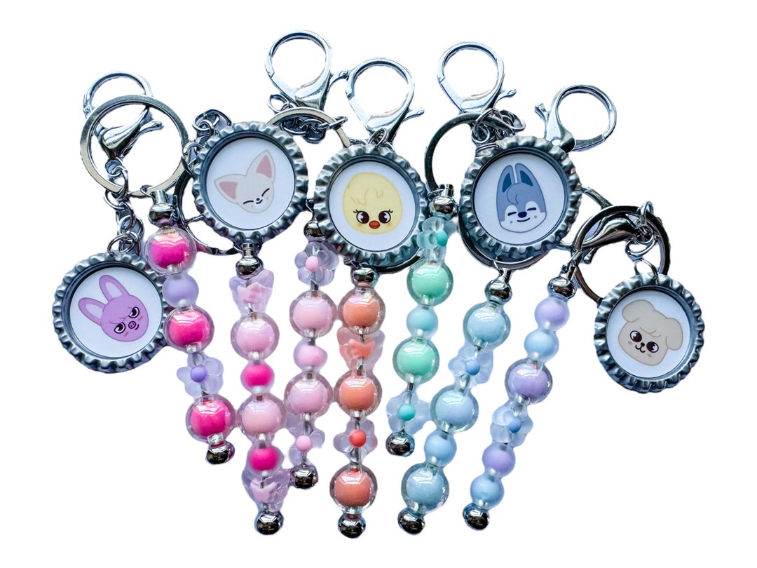 STRAY KIDS Keychain SKZOO Bang Chan, Lee Know, Changbin, Hyunjin, Han ...