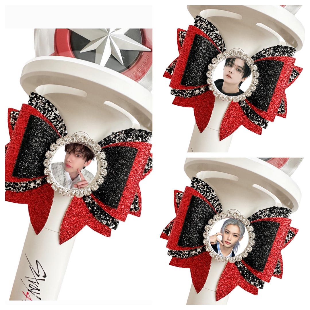 Stray Kids Bias Photo Light Stick Bow Accessory Bang Chan, Lee Know ...