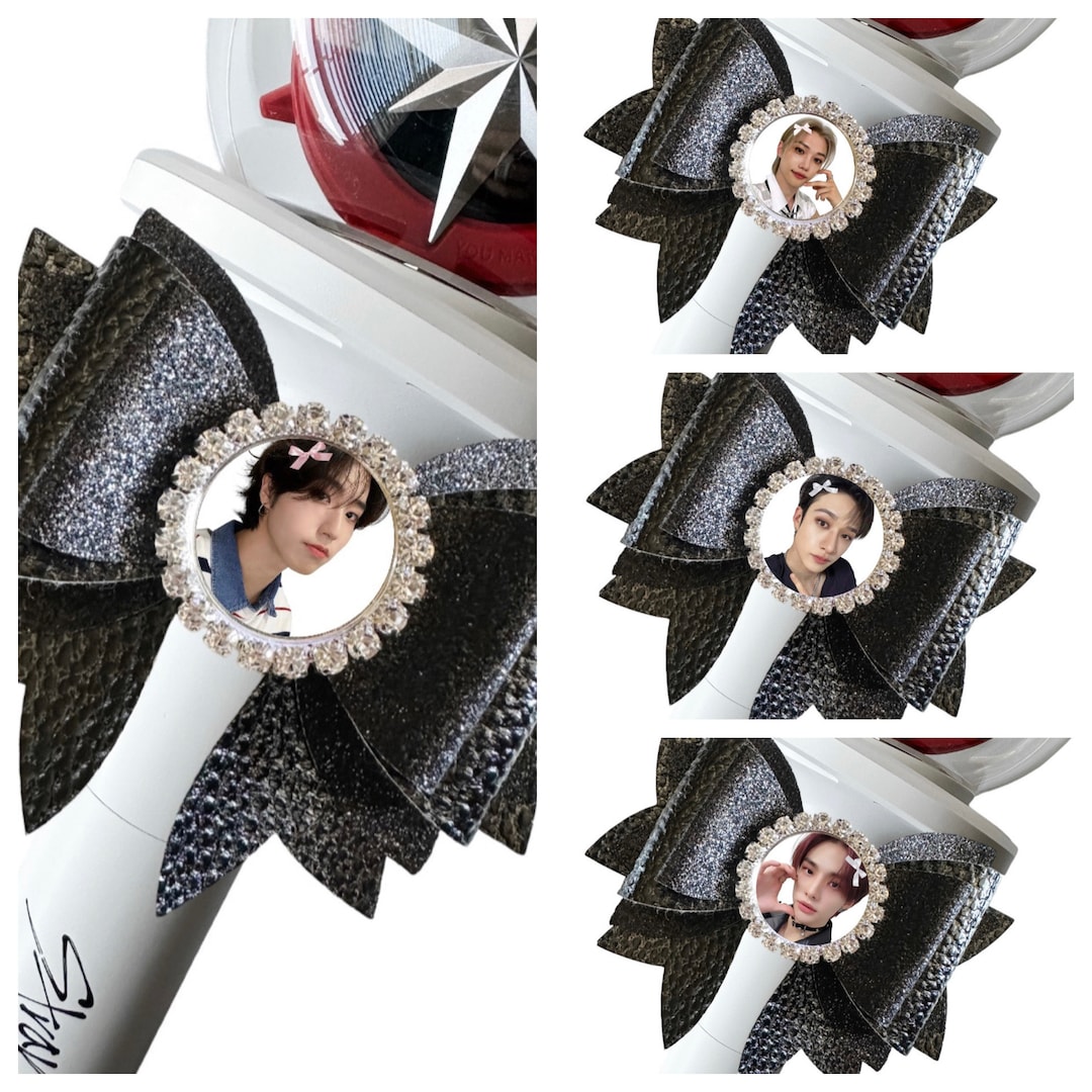 Stray Kids Photo Light Stick Bow Accessory Bang Chan, Lee Know ...