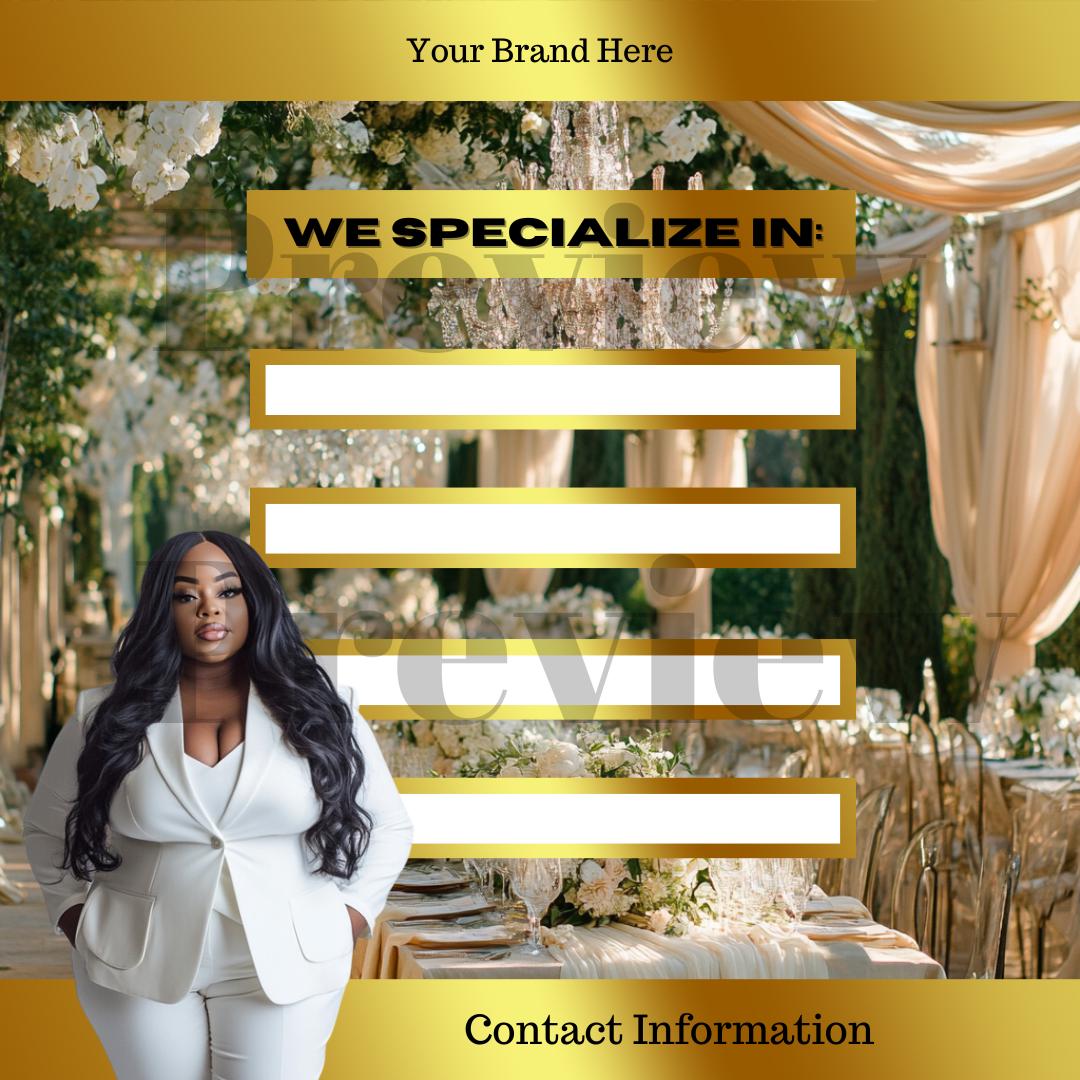 Event Planner Flyer - Etsy