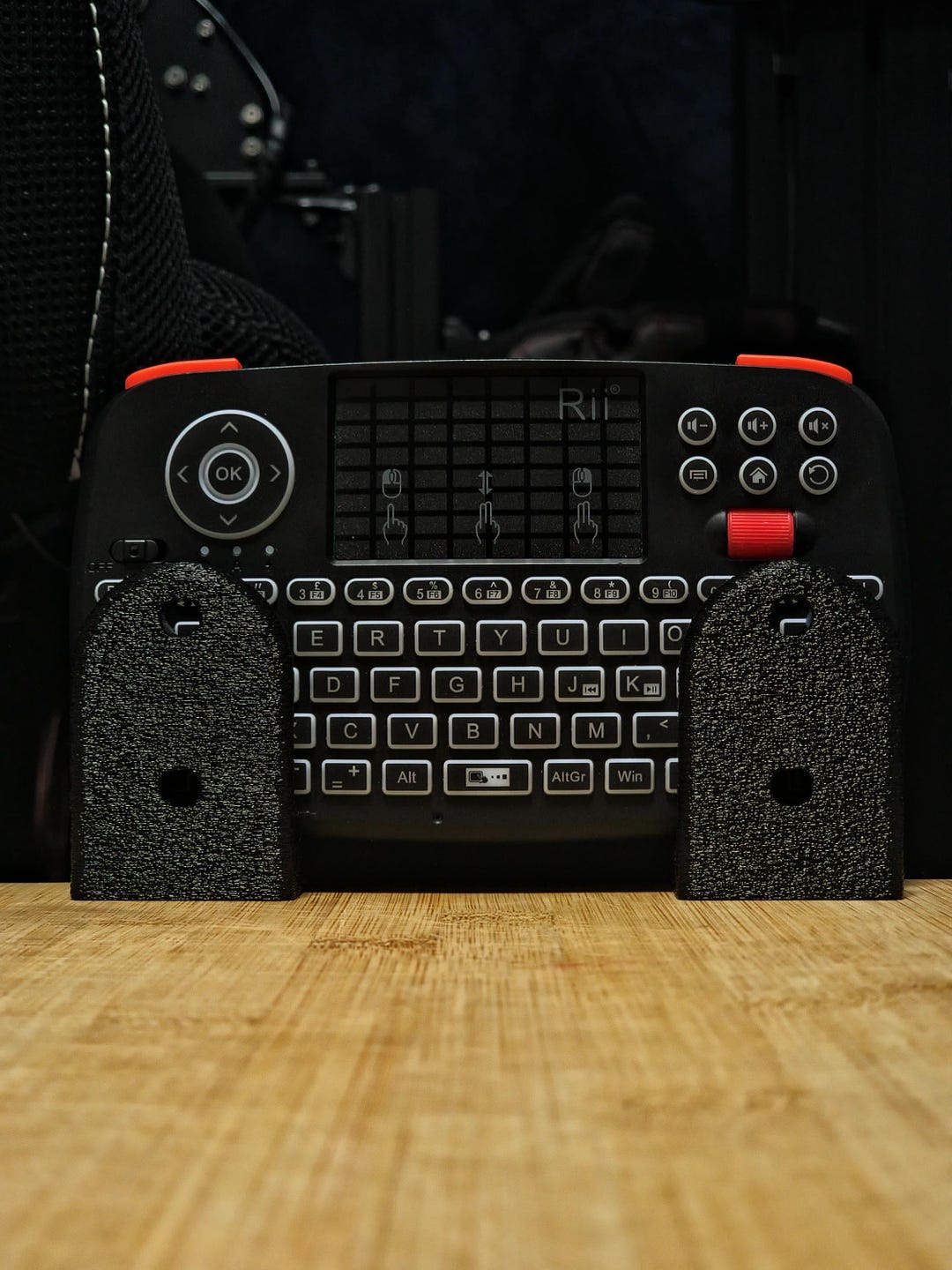 Rii I4 Mini Keyboard Holder BLACK Sim Racing Aluminium Extrusion Rigs ...