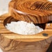 Hand-carved Olive Wood Salt Cellar With Magnetic Hinged Top + Custom ...