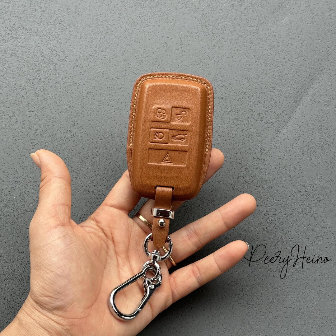 Land Rover Series Leather Key Fob Case Cover, Personalize Range Rover ...