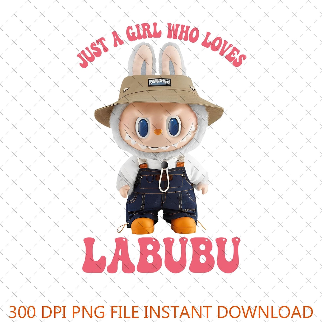 Just A Girl Who Loves Labubu Png, Cute Labubu Monster Png, Labubu Png ...