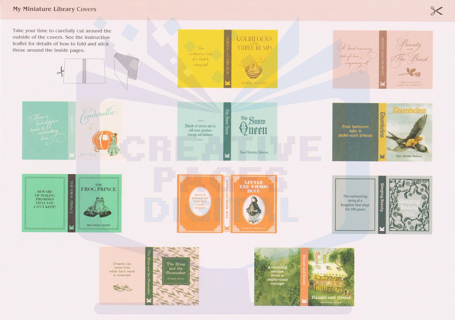My Miniature Library - Make Your Own Books - English - Etsy