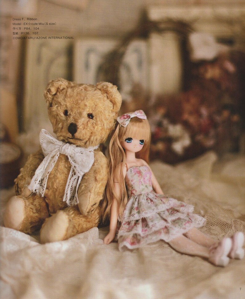 Doll Clothes Sewing Pattern Book: Romantic Dresses (digital Download ...
