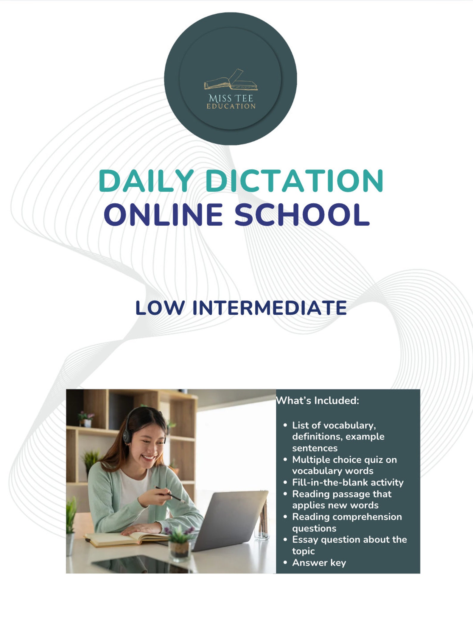 ESL Vocabulary Worksheet Package, Low-intermediate Level, Topic: Online ...