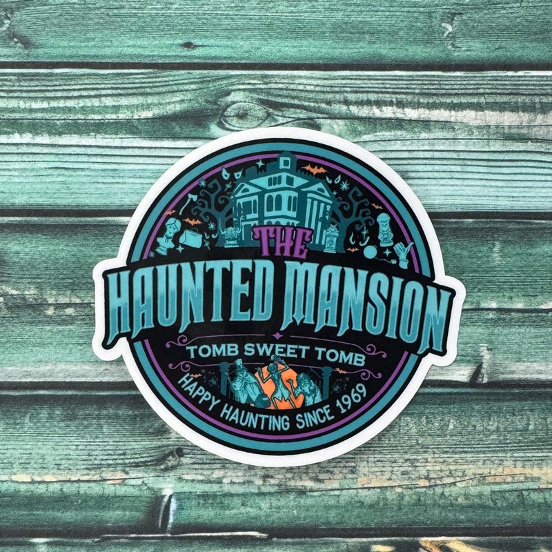 Haunted Mansion Sticker - Etsy