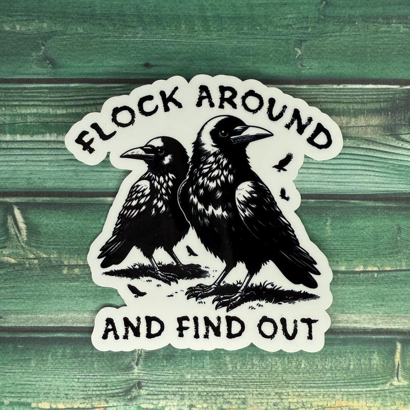 Flock of Crows - Etsy