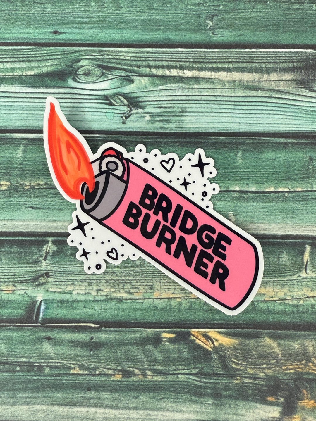 Bridge Burner Weatherproof Sticker - Etsy