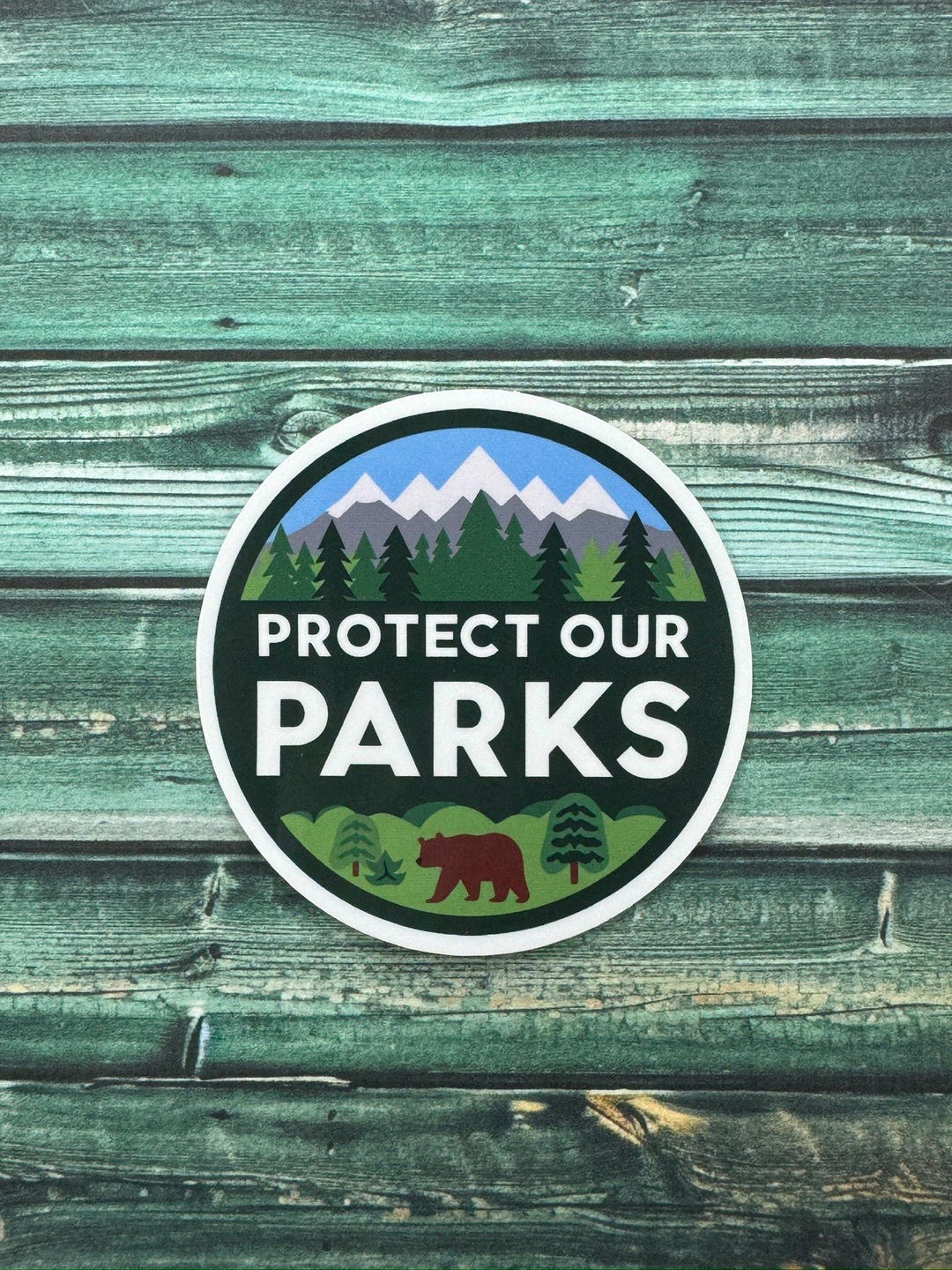 Protect Our Parks Weatherproof Sticker - Etsy