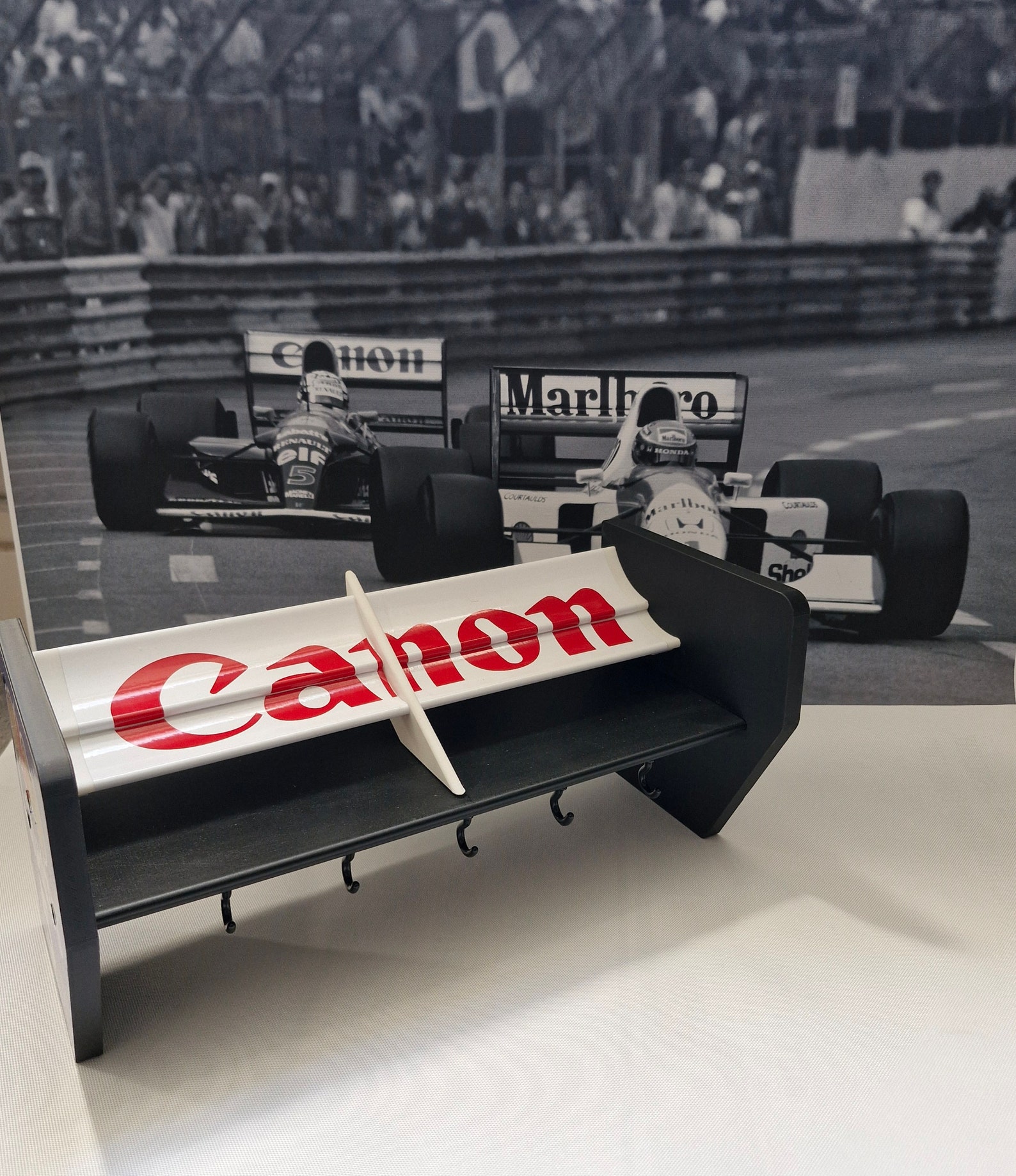 Mansell F1 Wing Spoiler Key Holder: Williams Replica, Man Cave Decor ...