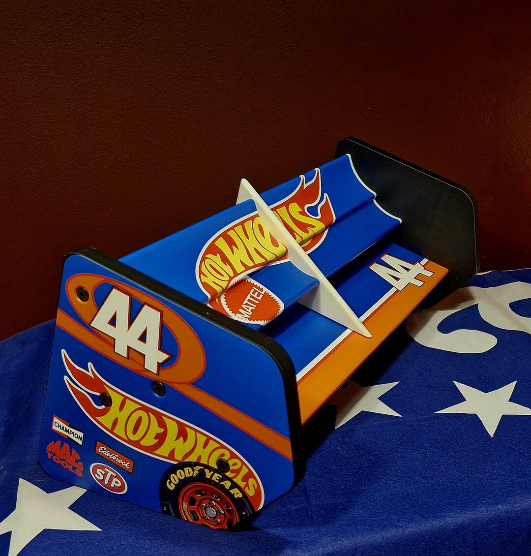 Kyle Petty No.44 Hotwheels Key Holder Shelf | Racing Garage Decor - Etsy