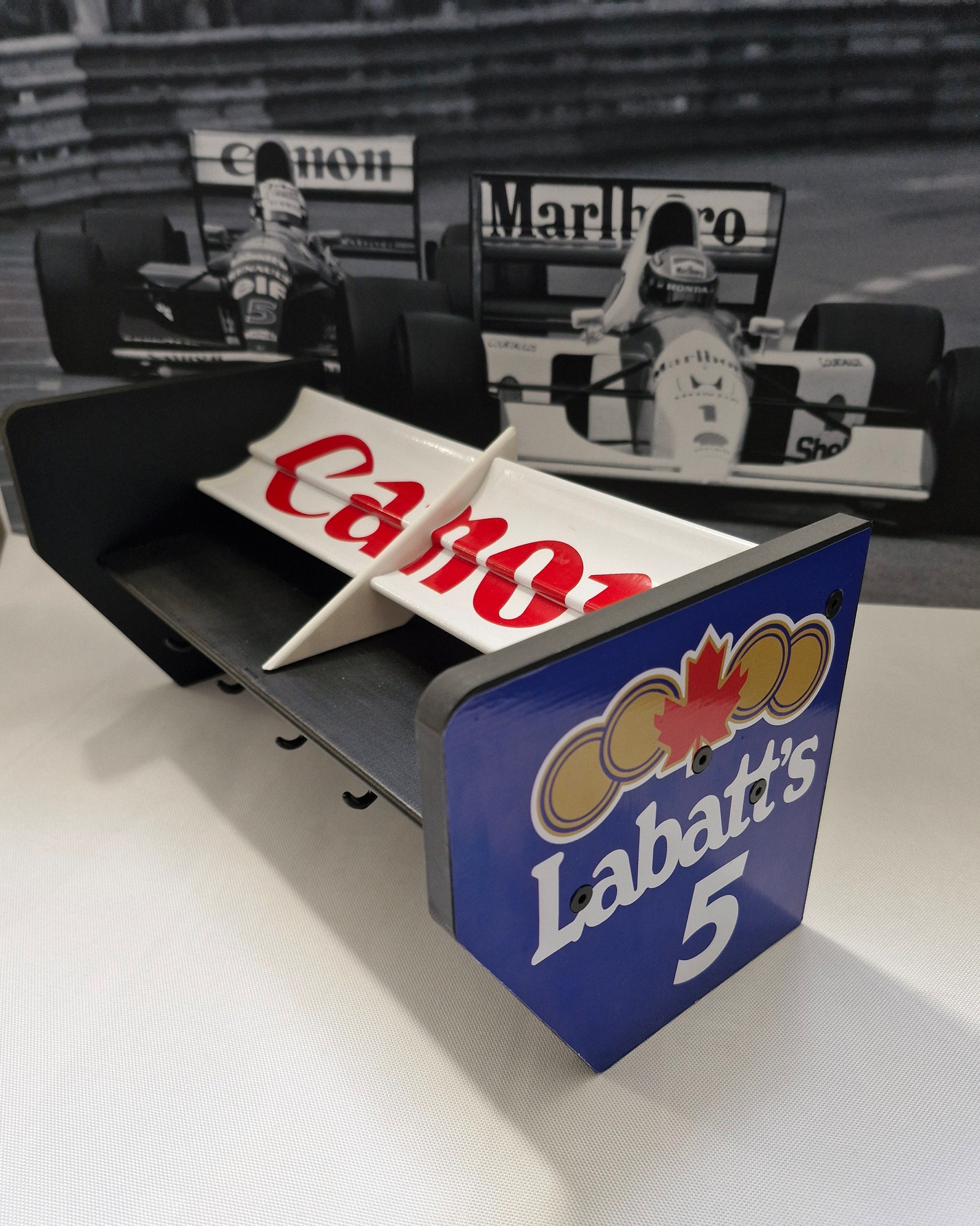 Mansell F1 Wing Spoiler Key Holder: Williams Replica, Man Cave Decor ...