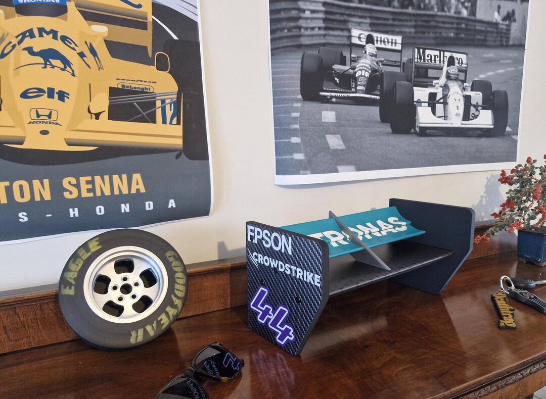 F1 Formula 1 Mercedes Lewis Hamilton Key Holder Spoiler, Storage ...