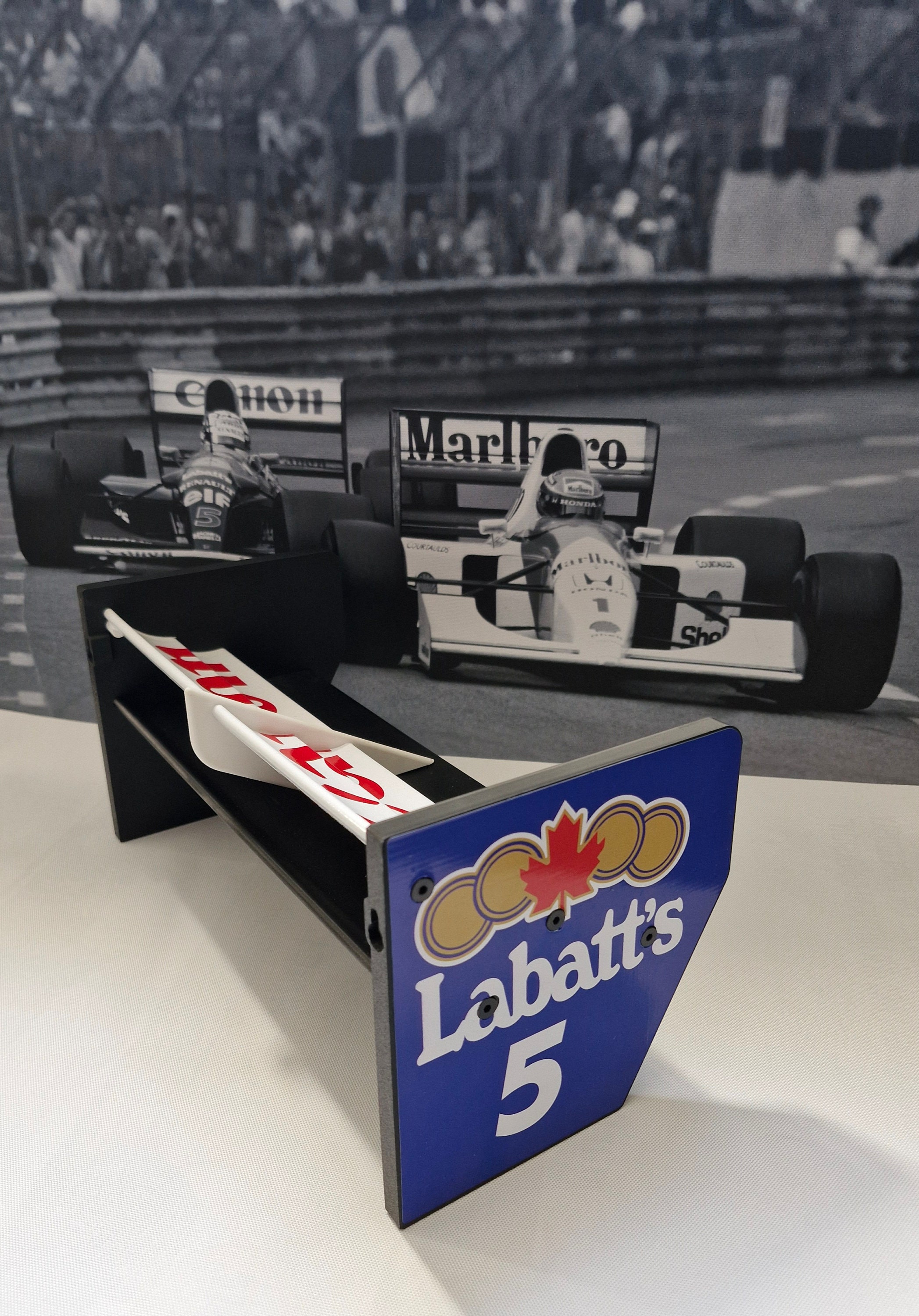 Mansell F1 Wing Spoiler Key Holder: Williams Replica, Man Cave Decor ...