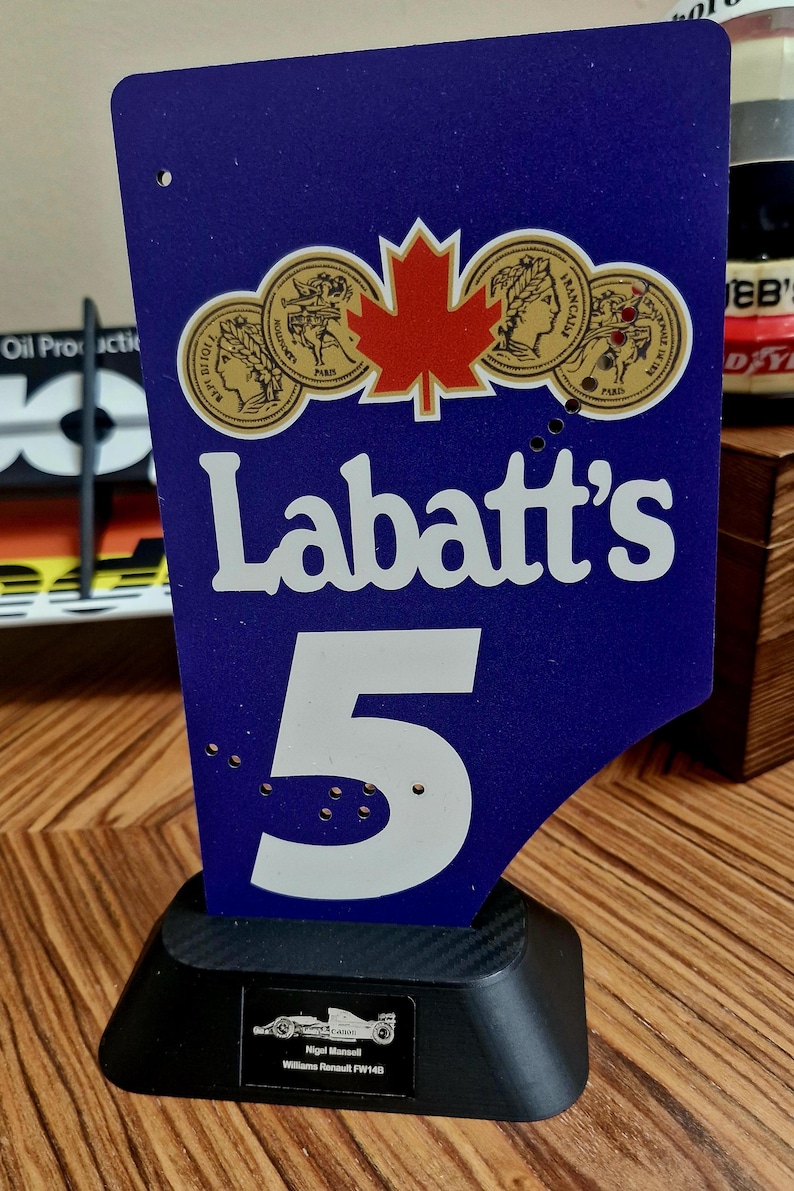 Nigel Mansell Williams FW14B Wing End Plate: F1 Motorsport Collectibles ...