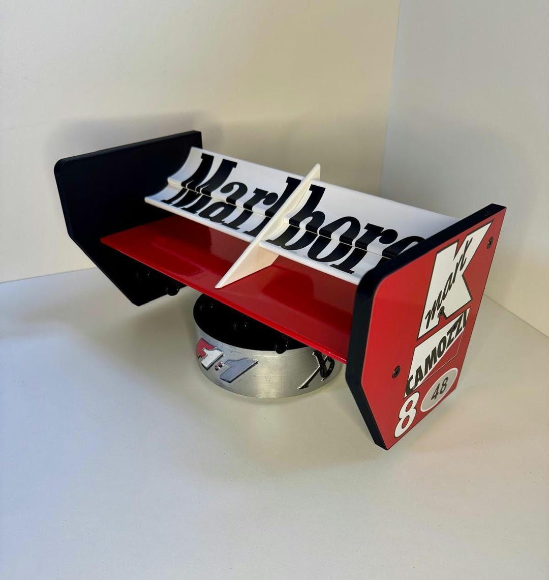 F1 Formula 1 Mclaren MP4/ Senna Marlboro Spoiler Key Holder Replica ...