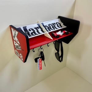 Senna Mclaren F1 Wing Key Holder: Motorsport Fan Display Shelf #8 Gift ...