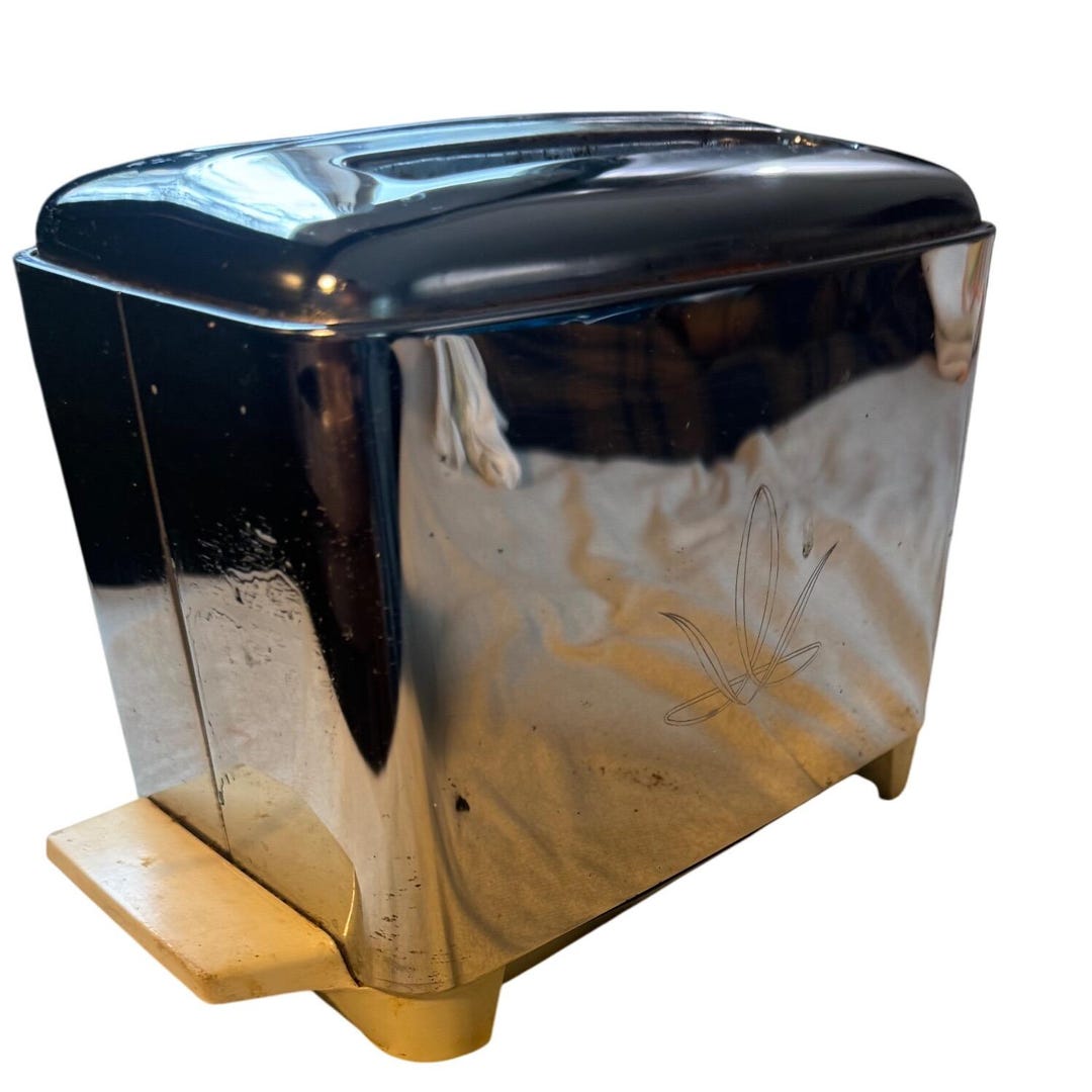 Vintage 1970 Proctor-silex Chrome Toaster Model P2C228 W/ Retro Peace ...