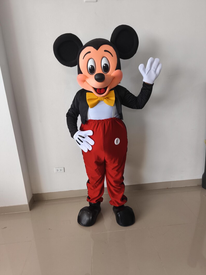 Disfraz De Mascota Mickey Botarga Cosplay - Etsy