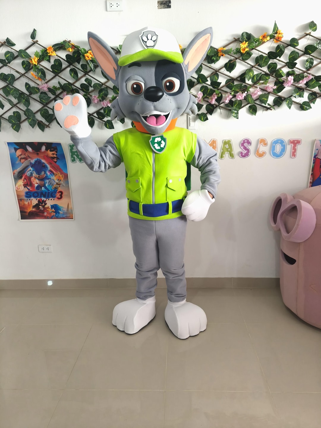 Disfraz De Mascota Perro Rocky Botarga Cosplay - Etsy