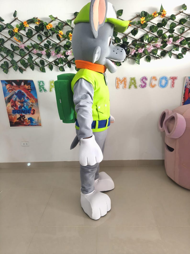 Disfraz De Mascota Perro Rocky Botarga Cosplay - Etsy