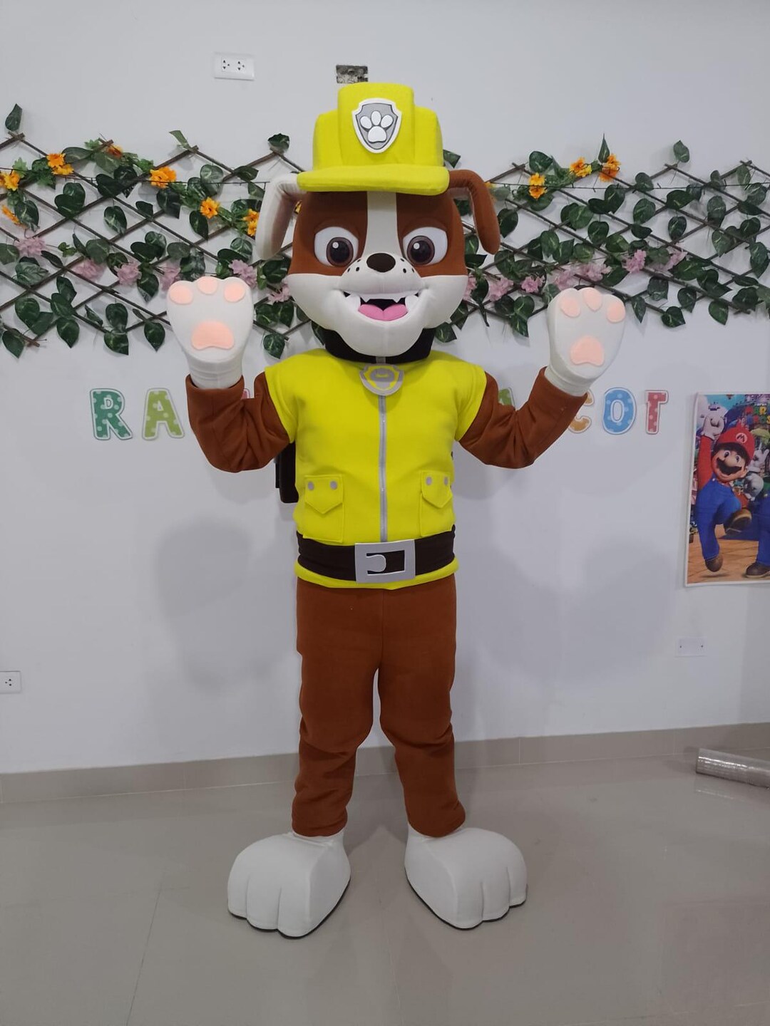 Disfraz De Mascota Perro Amarillo Mecánico, Botarga Cosplay - Etsy
