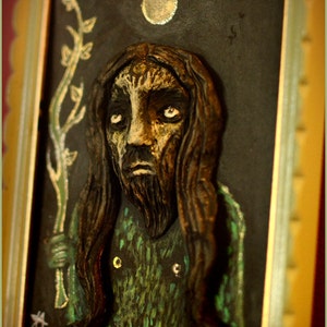 Wild Man Uomo Selvatico Wilde Mann OOAK mixed media - Etsy Italia
