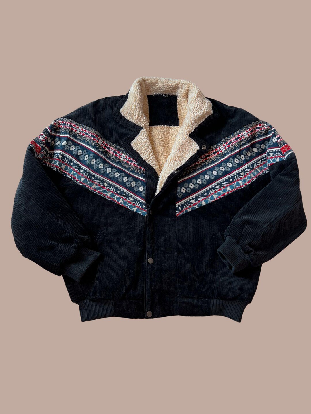 Navajo Fur Coat, Aztec Jacket, Womens Western Wear, 90s Vintage, Boho ...