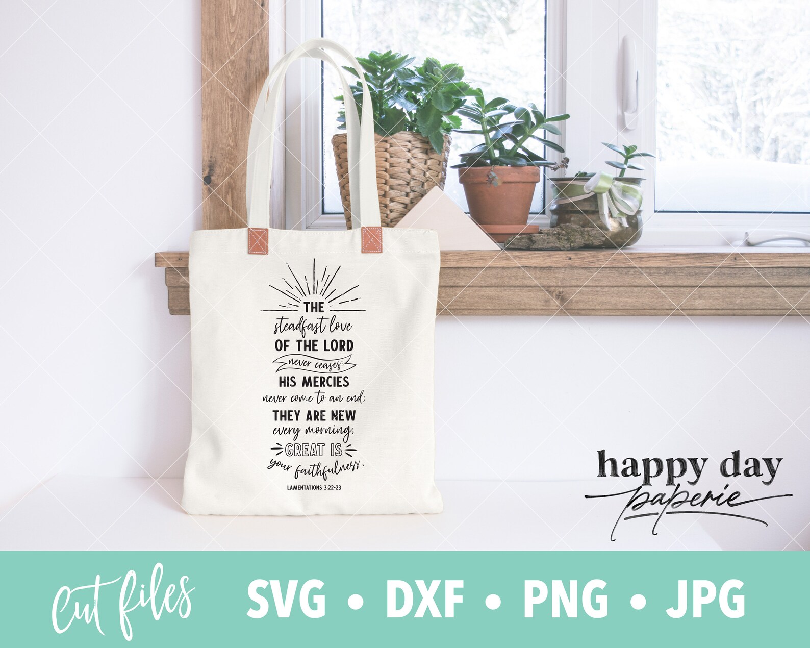 Steadfast Love Svg Dxf Png Instant Download Lamentations | Etsy