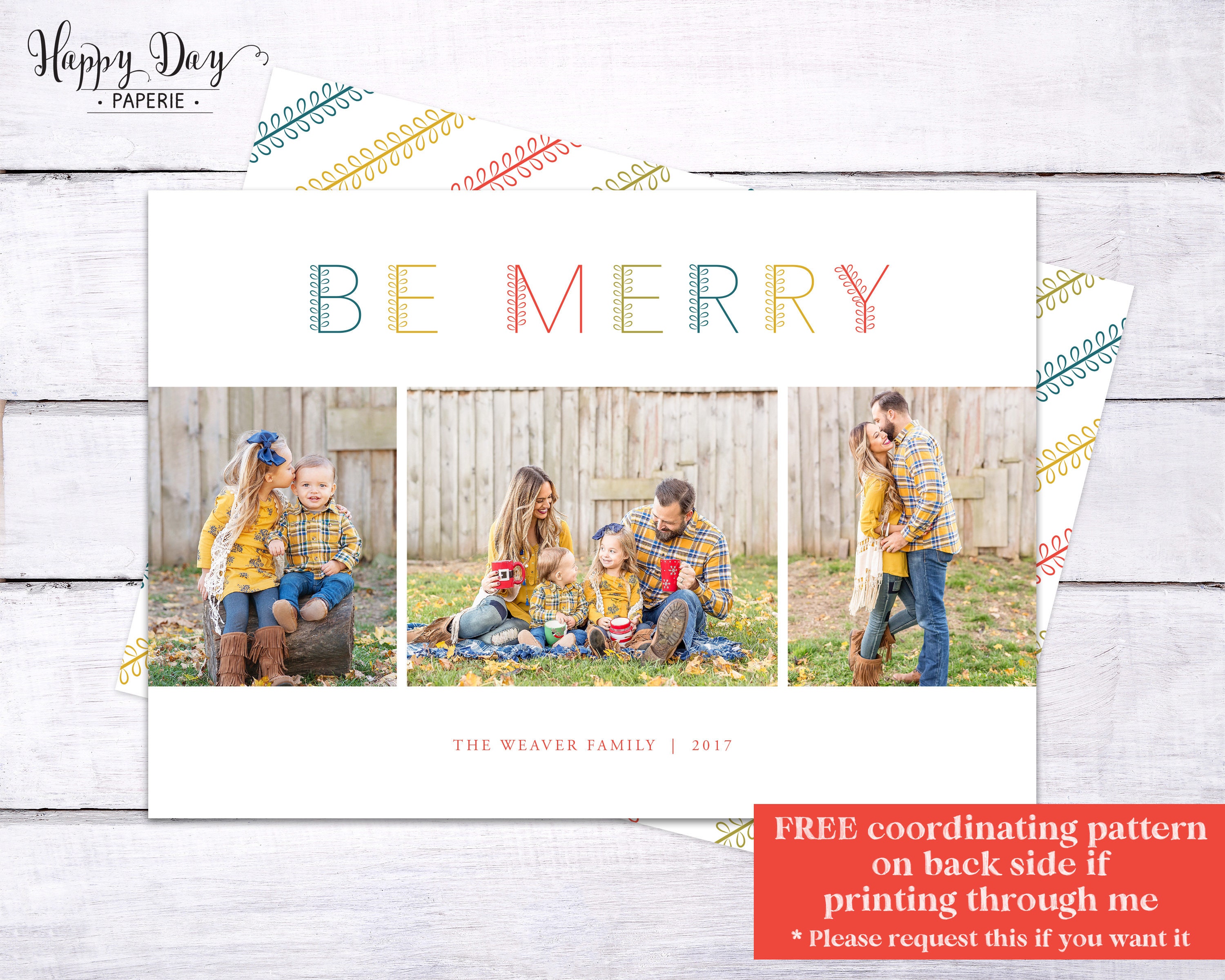 Merry and Married DIGITAL Custom Christmas Holiday Photo | Etsy