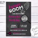 Escape Room Birthday Party Invitation Custom DIGITAL or Printed File - Etsy