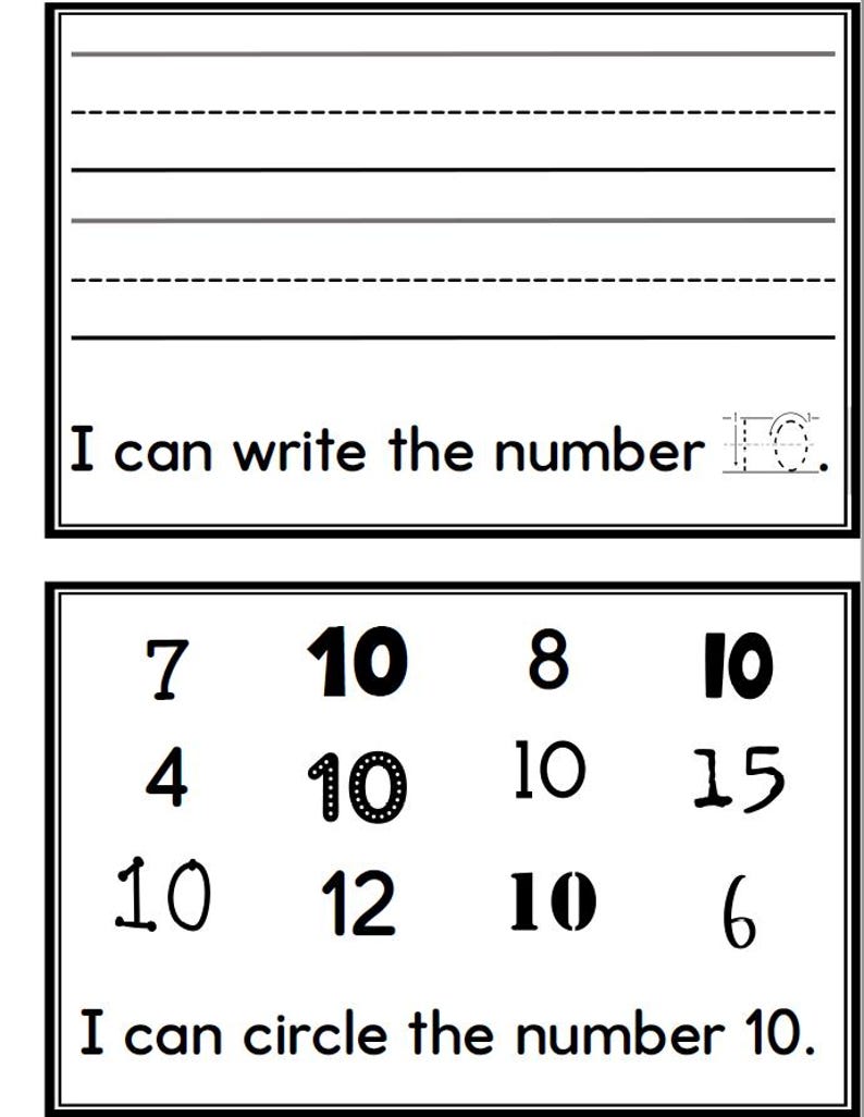 Numbers 1-20: Number Identification, Counting, and Writing Activity ...