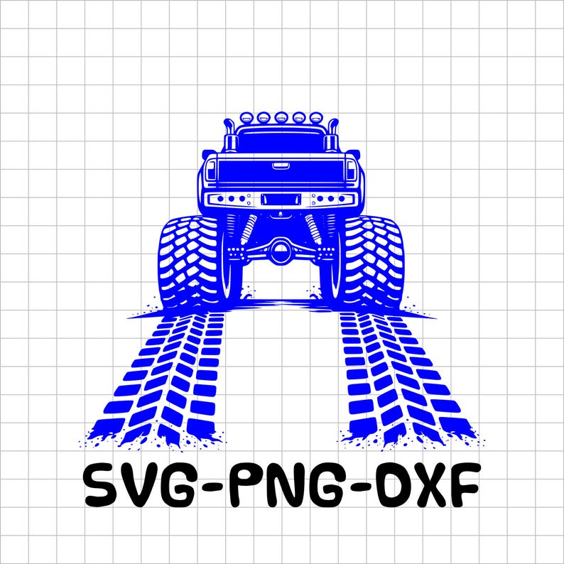 Muddy Tire Track SVG PNG DXF off Road Racing Tracks Cut File Dirt Bike ...