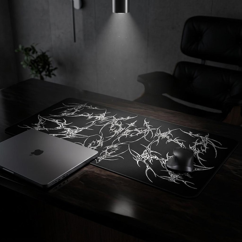 Cybersigilism Symmetry Desk Mat | Geometric Cyber Sigil Mousepad - Etsy