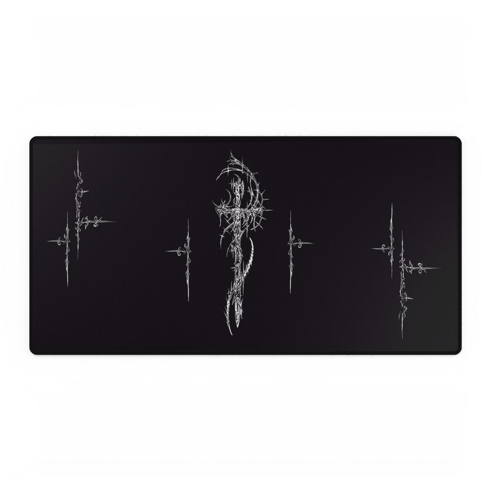Desk Mats, Cybersigilism Sword Design - Gaming Desk Decor, Computer ...