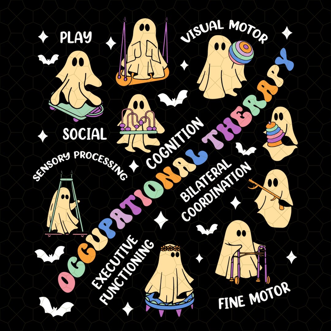 Occupational Therapy OT OTA Halloween Png, Occupational Therapy Spooky ...