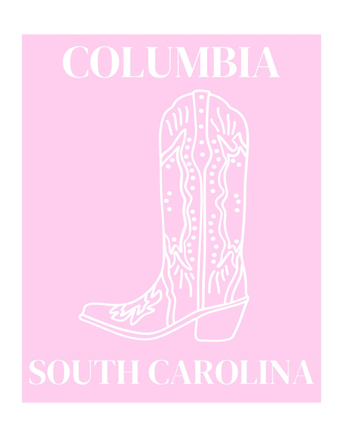 College Prints of University of South Carolina, College Trendy Wall Art ...