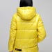 Yellow Quilted Puffer Jacket: Women's Waterproof Hooded Coat - Etsy