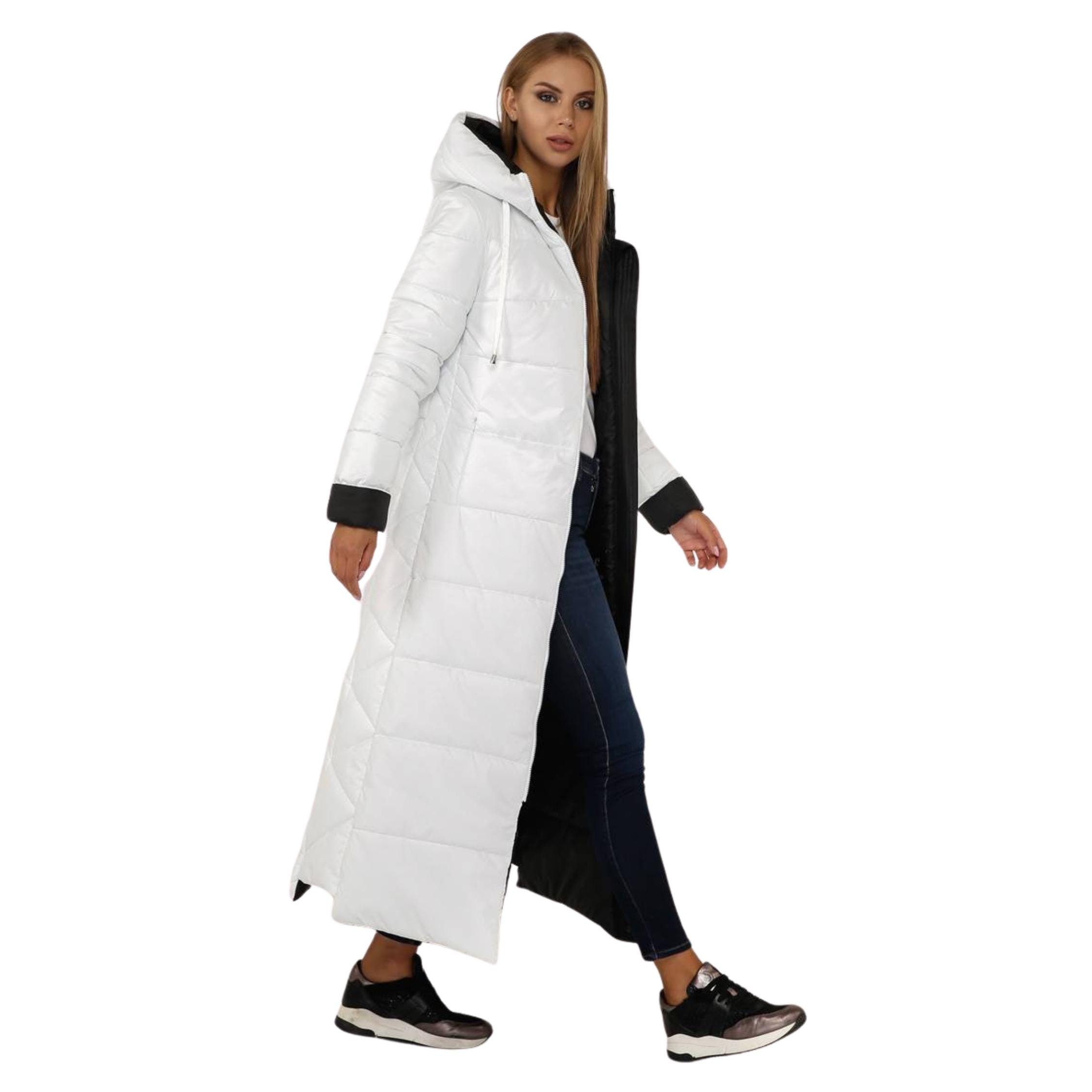 White Maxi Puffer Coat: Waterproof Hooded Winter Jacket - Etsy