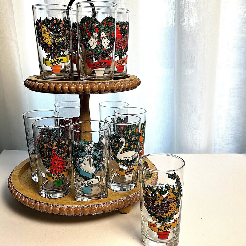 Christmas Glassware - Etsy