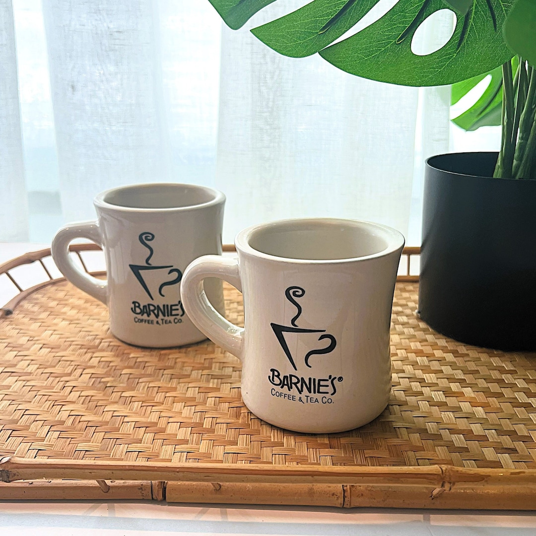 Barnie's 8 Oz Ironstone Mug | Retro Coffee House | Vintage Diner Cup ...