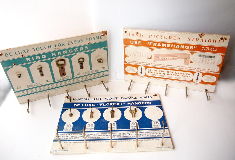 Vintage Hardware Store Sign Aqua Blue and White Advertising - Etsy