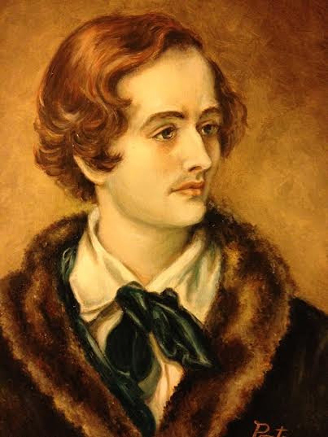 Print - Poet John Keats Portrait - Etsy