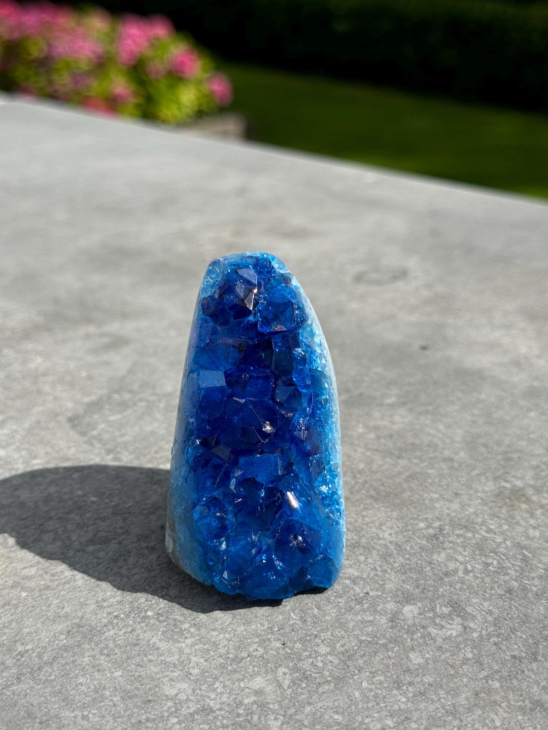 Royal Blue Crystal Cluster Geode - Etsy