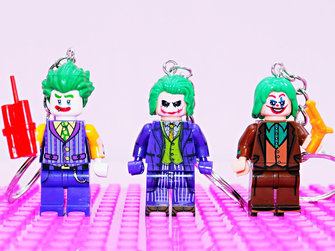 Joker, Keyring, Jared Leto, Heath Ledger, Joaquin Phoenix, Keychain ...
