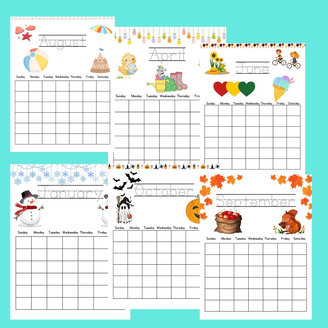 Toddler Morning Menu- Downloadable Worksheets for Alphabet, Numbers ...