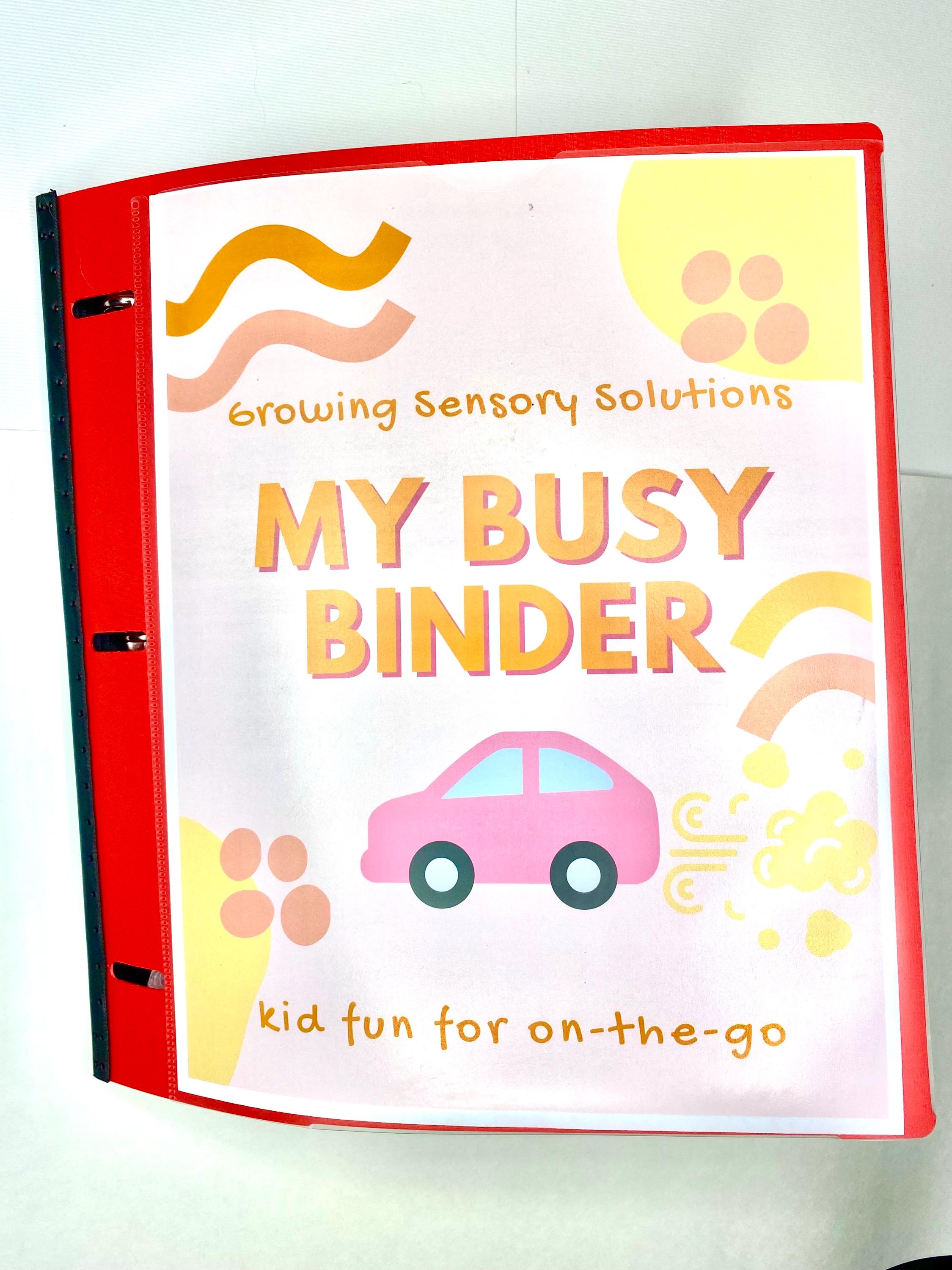 Busy Binder, Airplane Activities for Kids, Road Trip Games, Kids ...