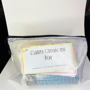 Sensory Calming Bag: Autism Travel Kit With Fidget Toys - Etsy